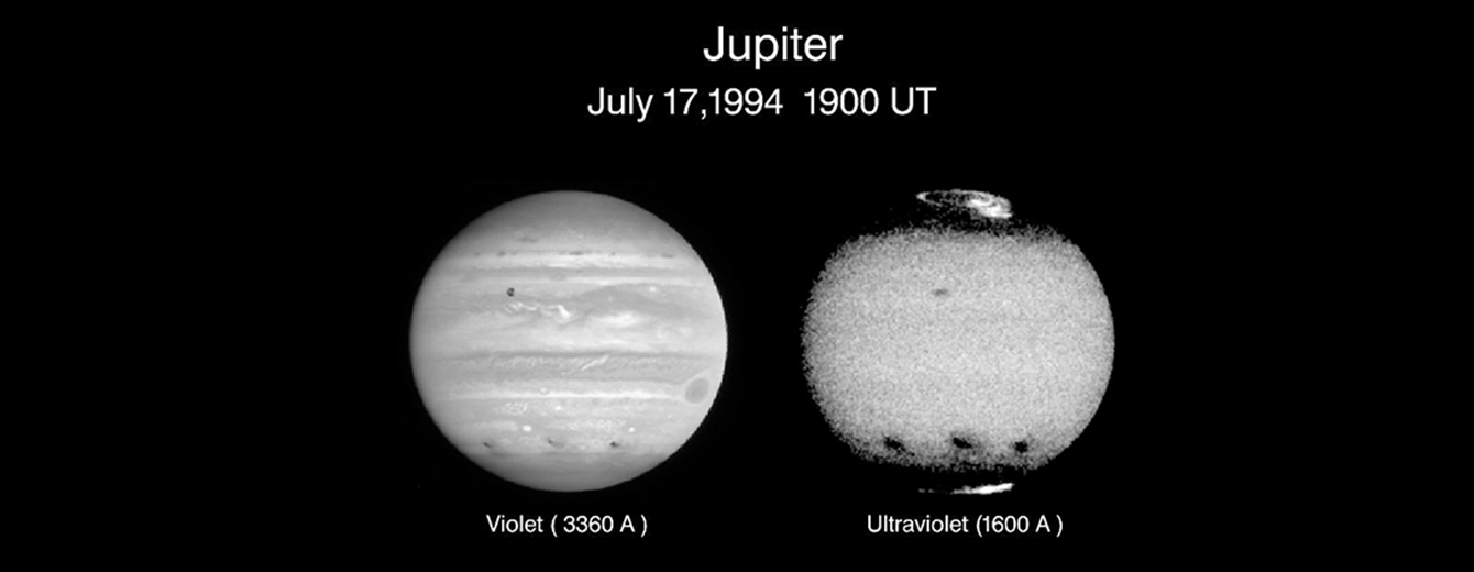 Jupiter's Comet Collision Sites As Seen in Visible and Ultraviolet ...