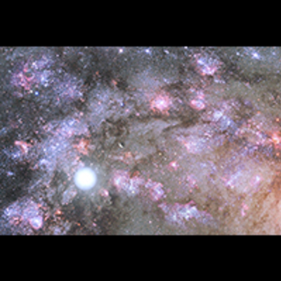 NASA Telescopes Help Uncover Early Construction Phase of Giant Galaxy ...