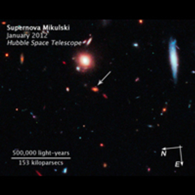 Space Astronomy Archive and Distant Supernova Are Named in Honor Of U.S ...