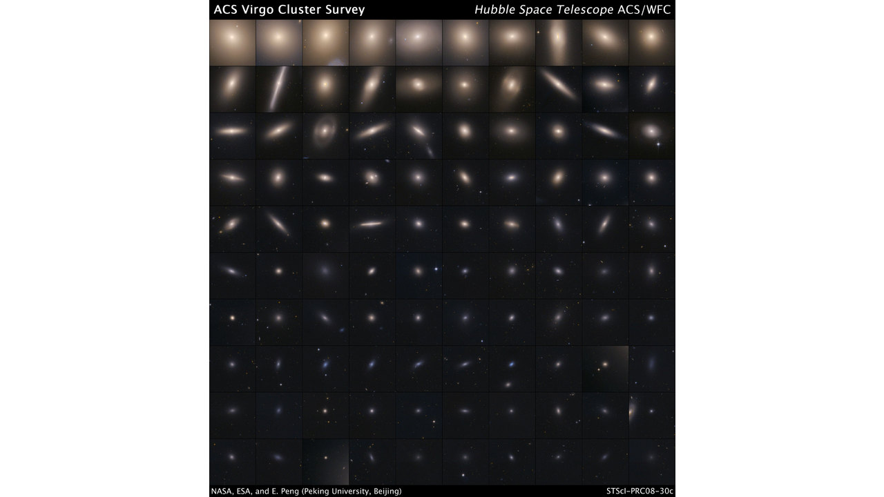 Hubble ACS Image of Elliptical Galaxy M87 | HubbleSite
