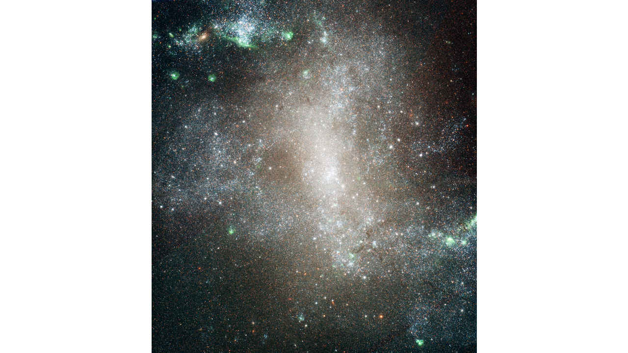 Barred Spiral Galaxy NGC 1313 - HST | HubbleSite