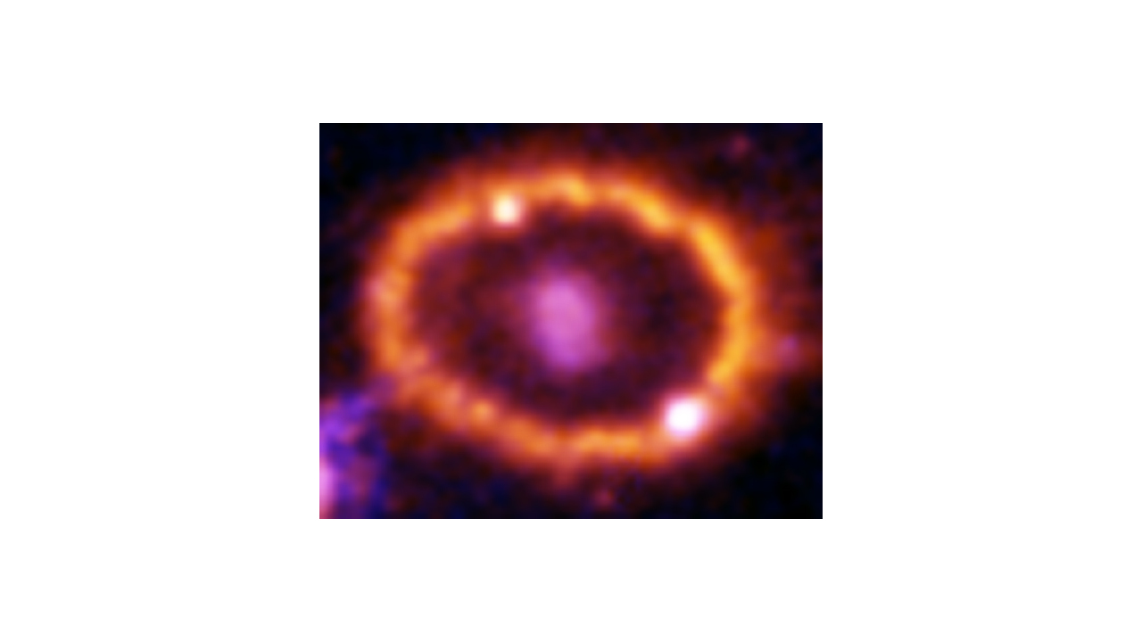 Ring Around Supernova 1987A (SN1987A) - February 2, 2000 | HubbleSite