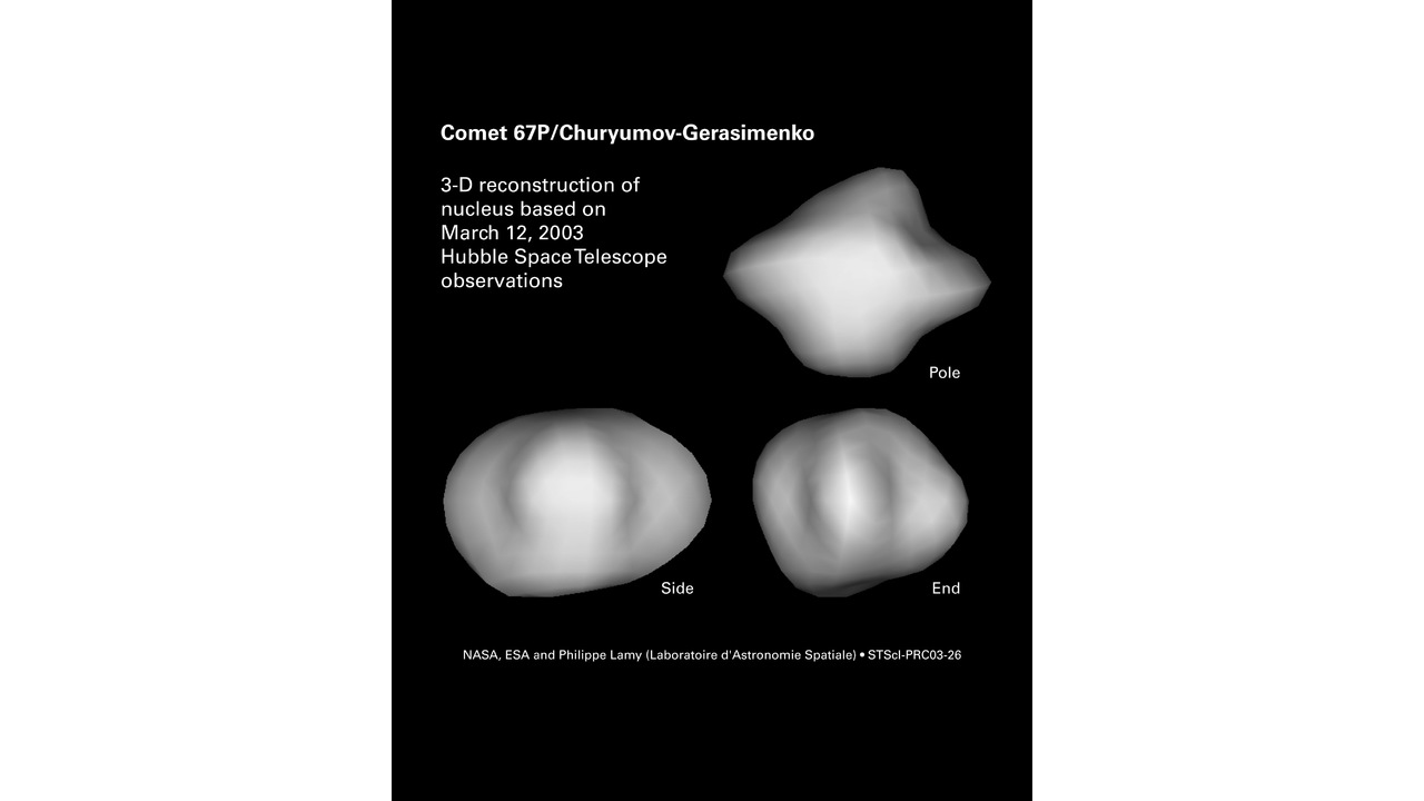 3-D Reconstruction of Comet 67P/Churyumov-Gerasimenko's Nucleus ...