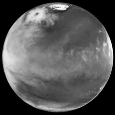 Colossal Cyclone Swirls near Martian North Pole | STScI