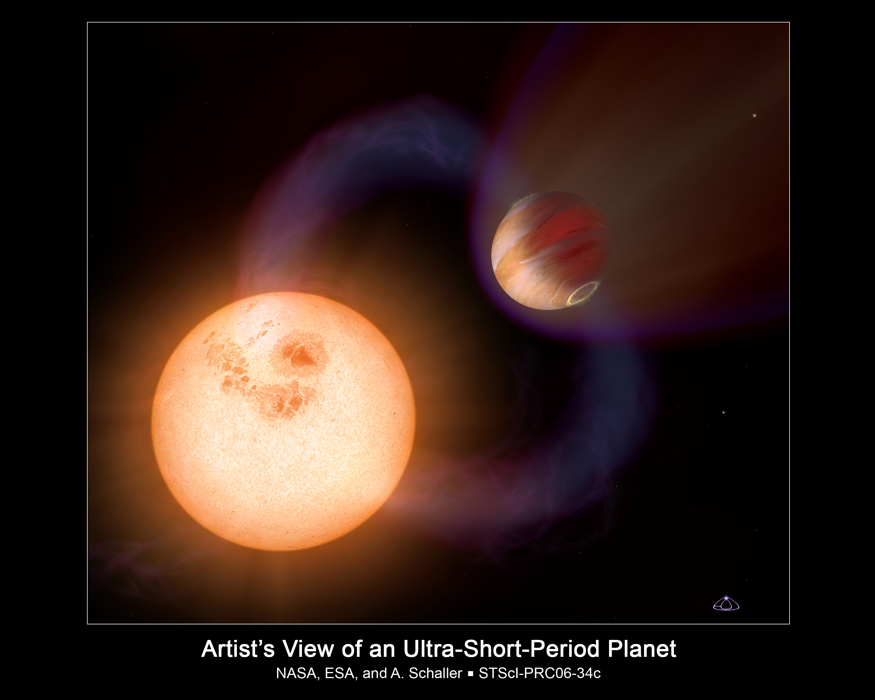 Artist's Impression of an Ultra-Short-Period Planet | STScI