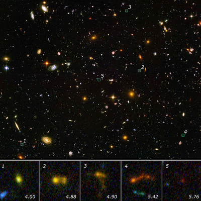 Hubble and Spitzer Space Telescopes Find "Lego-Block" Galaxies in Early ...