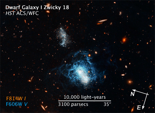 Hubble Finds Mature Galaxy Masquerading as Toddler | HubbleSite