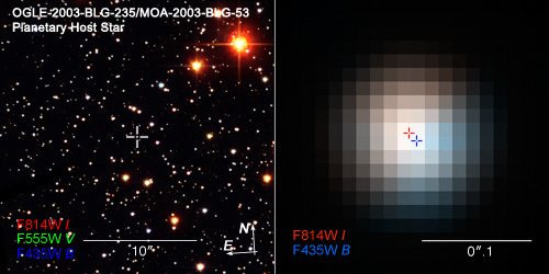 Planetary Host Star Enlarged Detail | STScI