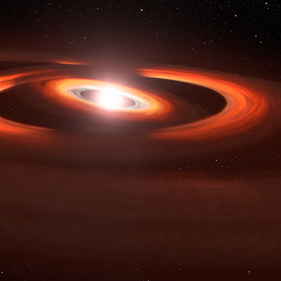 Hubble Follows Shadow Play Around Planet-Forming Disk | HubbleSite
