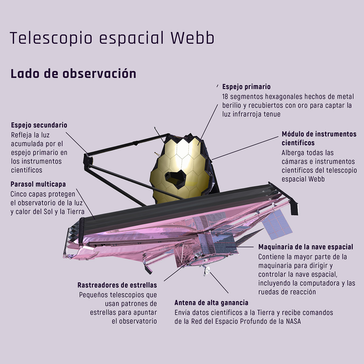 Diagrama De Partes Del Telescopio