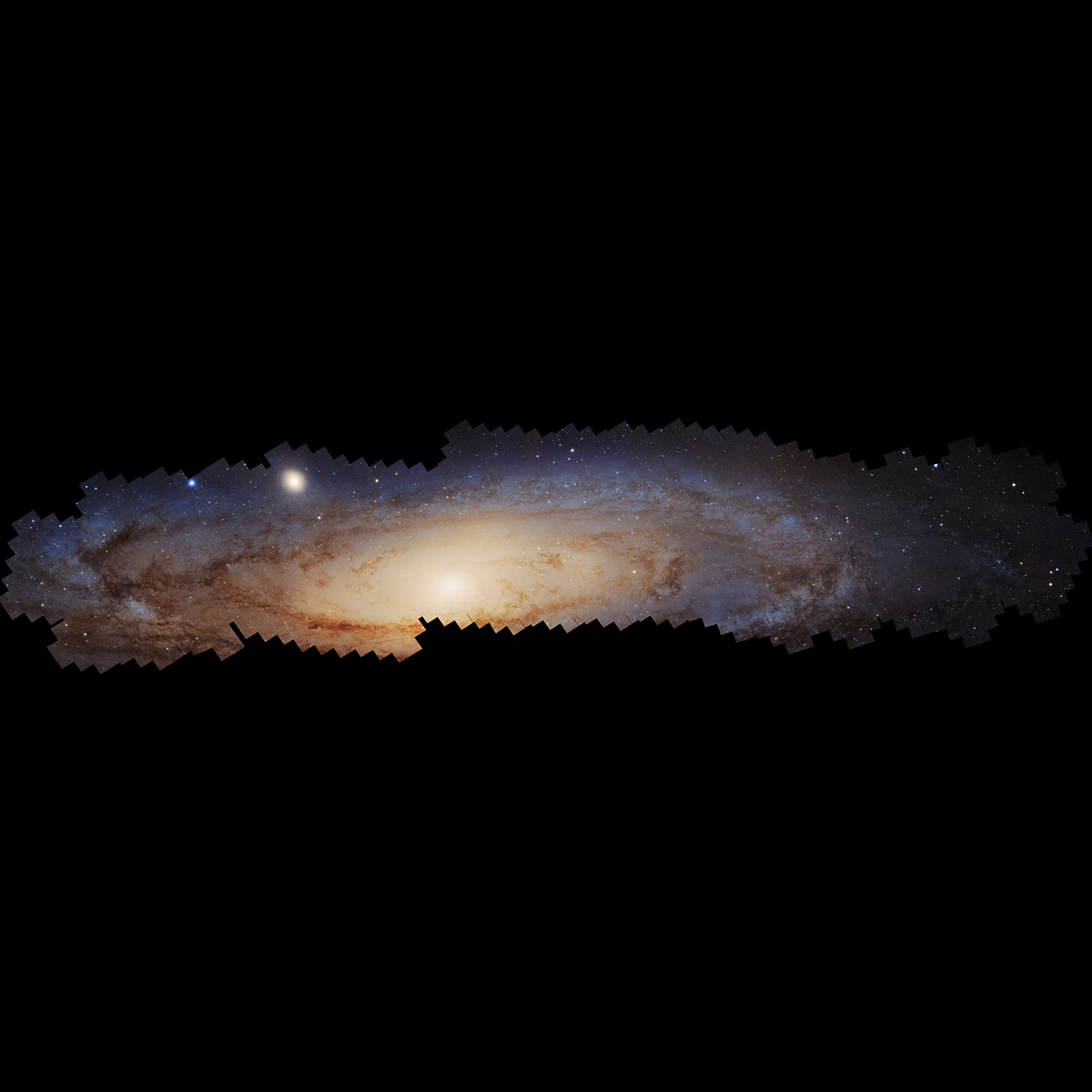 Hubblesite Image Hubble M31 Phat Mosaic Nebulae The Universe Unveiled