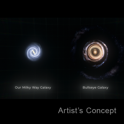 Straight Shot: Hubble Investigates Galaxy with Nine Rings | STScI