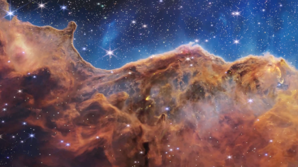 New Visualization From NASA's Webb Telescope Explores Cosmic Cliffs | Webb