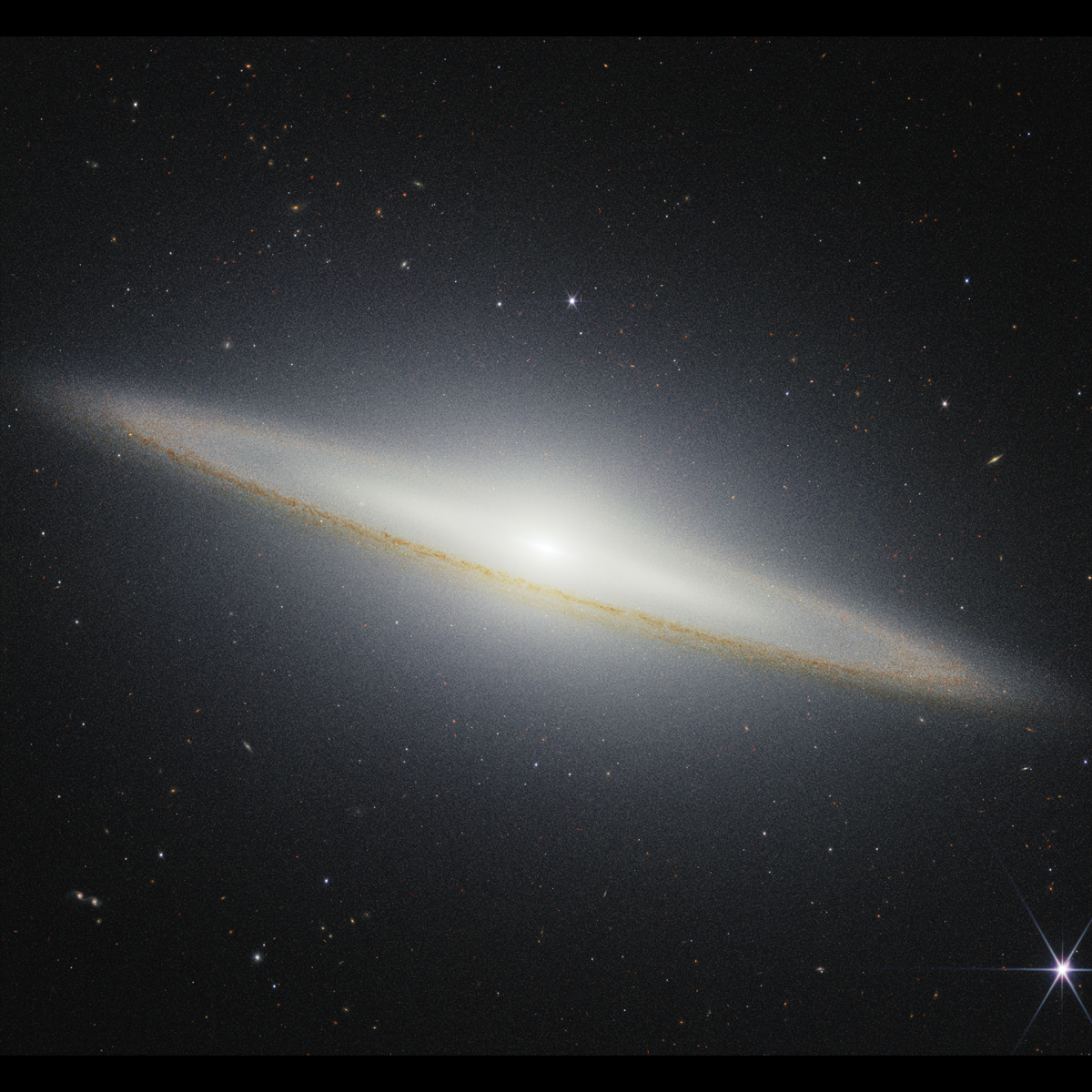 Frozen Sombrero Galaxy