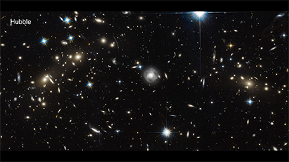 NASA Webb 'Pierces' Bullet Cluster, Refines Its Mass | Webb